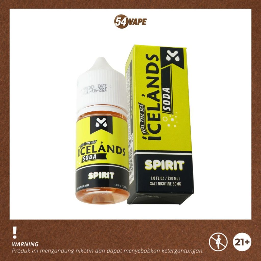 Jual Liquid Icelands Soda Spirit 30ml | Shopee Indonesia