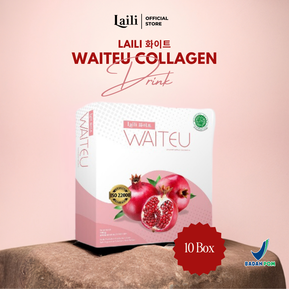 Jual Laili Waiteu Collagen Drink 150g 10 Box - Minuman Serbuk Kolagen ...