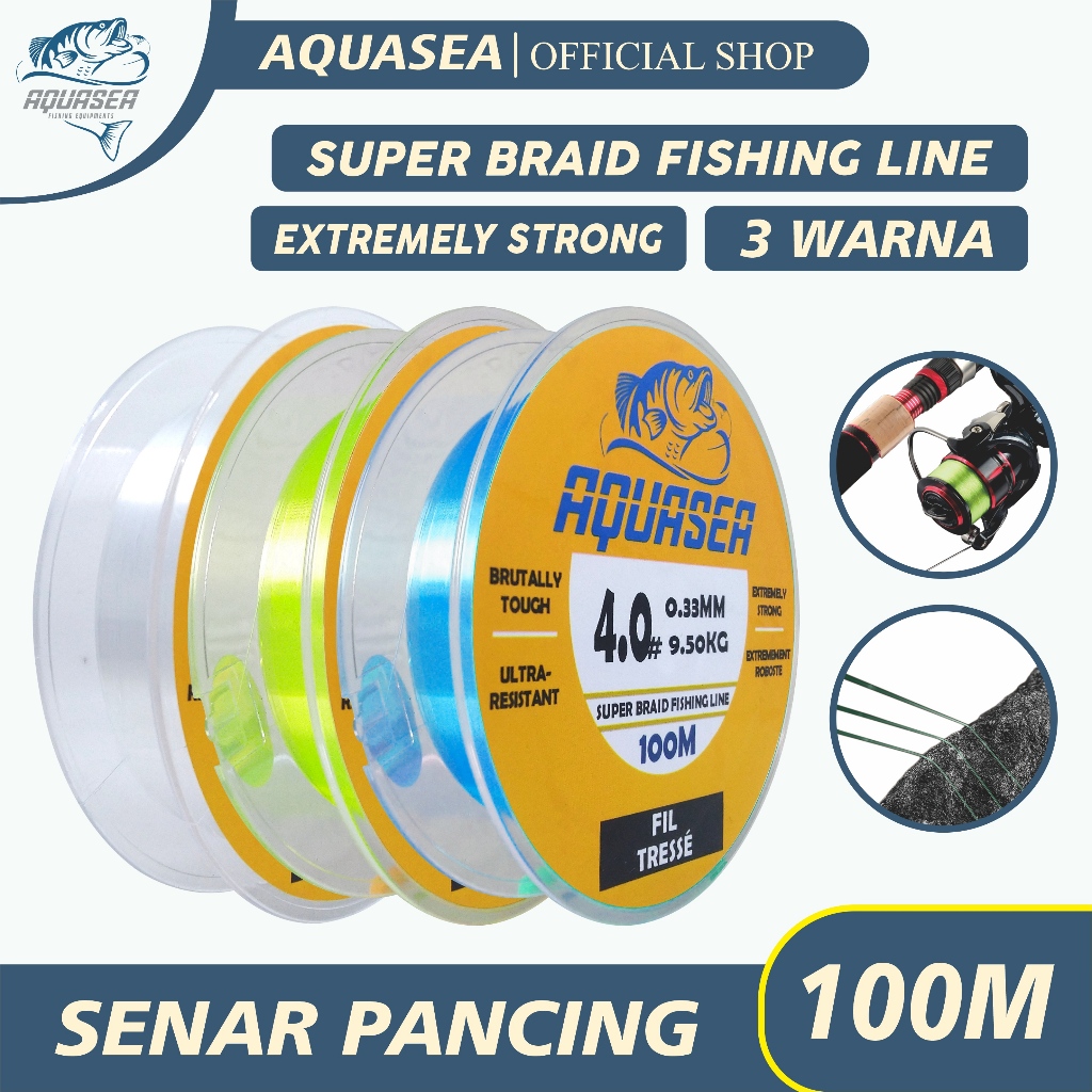 Jual AQUASEA Tali Pancing 100m Senar Pancing Nilon AQUASEA Gorilla ...