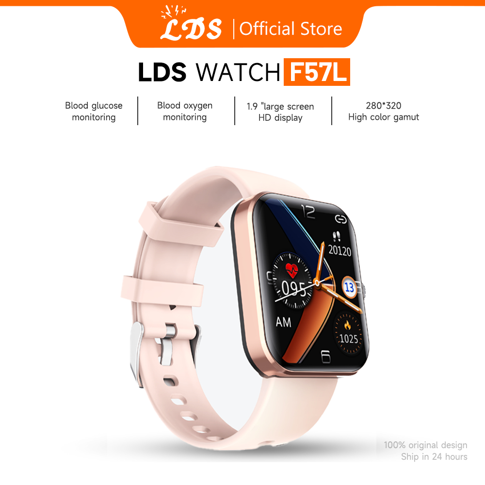 Jual LDS Smartwatch F57L NEW Blood Glucose 1.9 HD inci kalis air IP68 ...