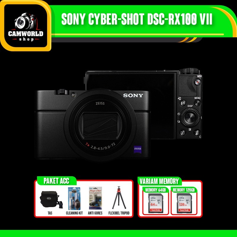 Jual Sony Cyber-shot DSC-RX100 VII / RX 100 MARK 7 / RX100 MARK VII | Shopee Indonesia
