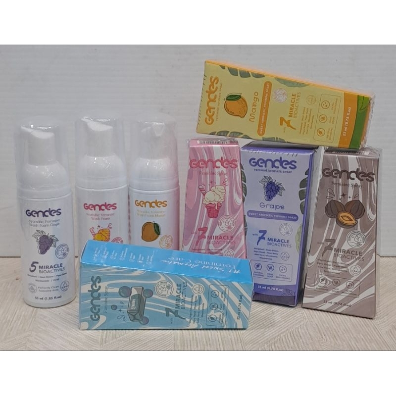 Jual Paket Gendes Aromatic Feminine Wash + Spray (Pembersih Wanita ...
