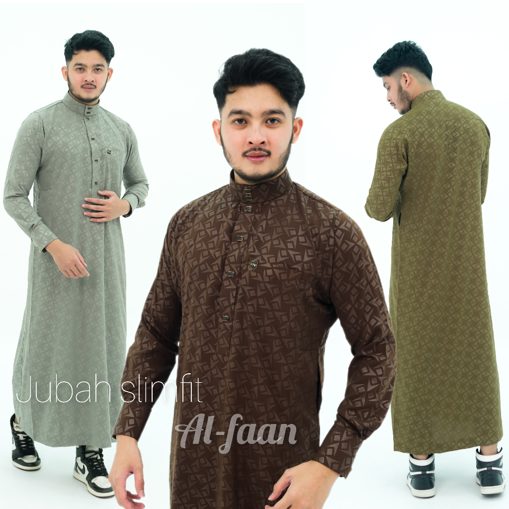 Jual Jubah Slimfit Gamis Jubah Pria jubah pria muslim busana muslim ...