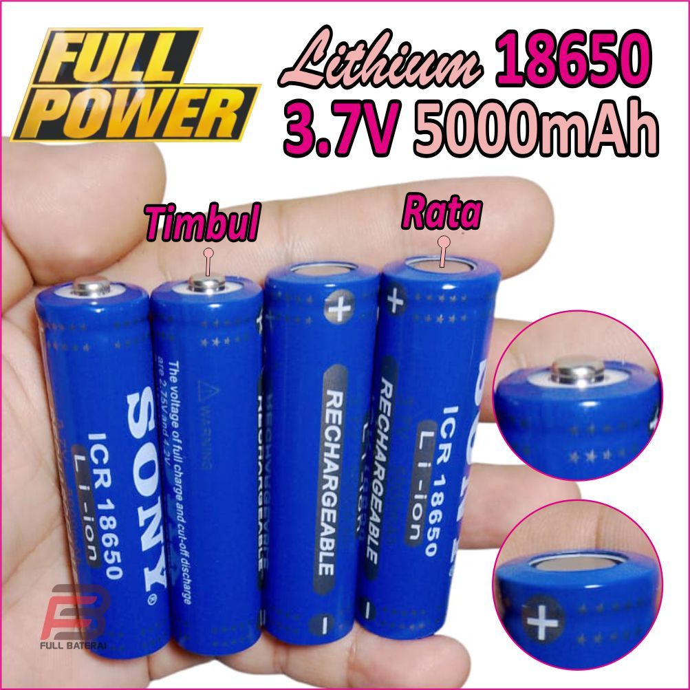 Jual Baterai Charger,Speaker,Electronik,PowerBank,Type Li-ion 18650 3 ...