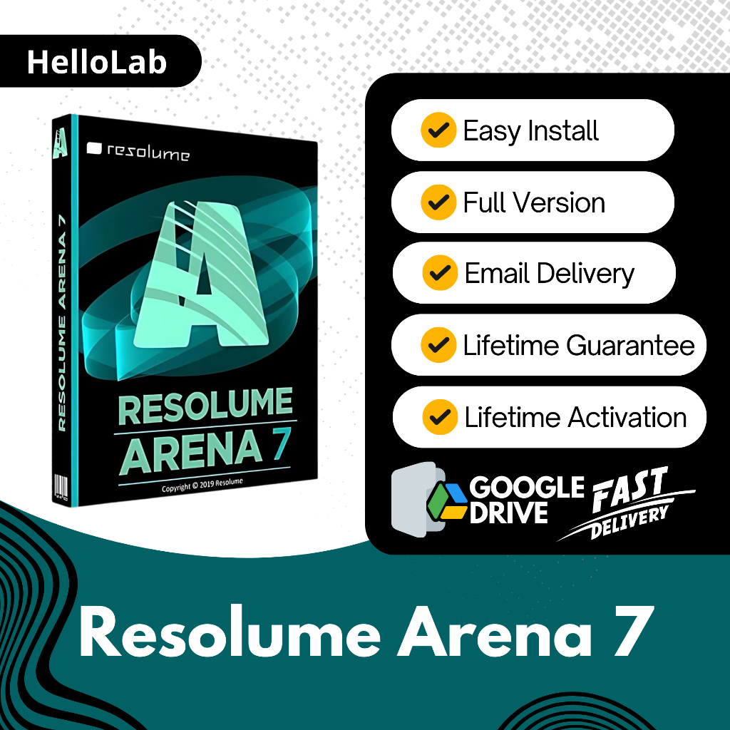 Jual (WIN/MAC) Resolume Arena 7.21.3 rev 38686 Full Version (Versi ...