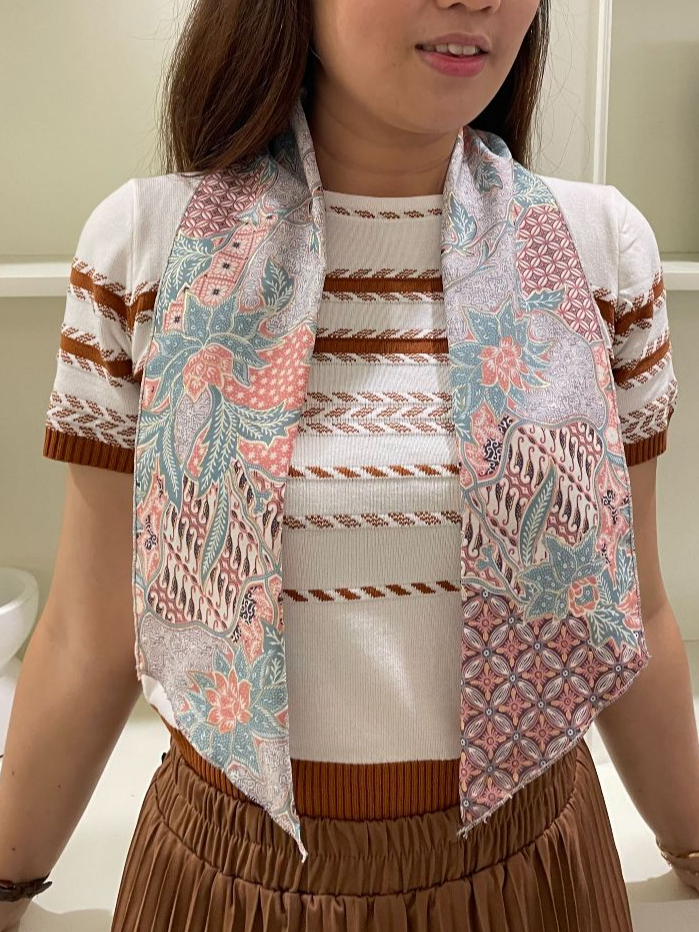 Jual Syal Scarf Batik Dasi / Souvenir Local Unik / Souvenir Khas ...