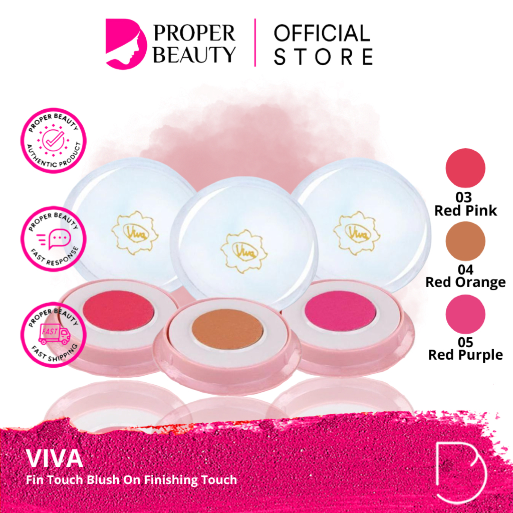 Jual VIVA Fin Touch Blush On Finishing Touch | Blush On 2g | Blusher ...