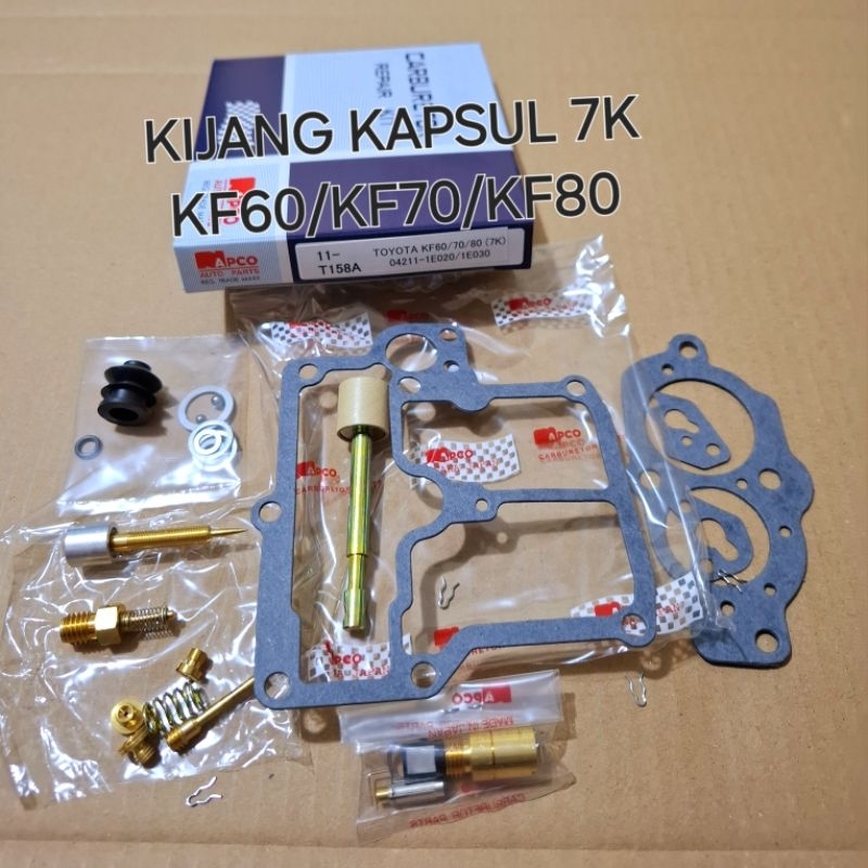 Jual KALBURATOR KIT REPAIR KIT CARBURATOR KIJANG 7K K60 KF70 KF80 NAPCO JAPAN | Shopee Indonesia