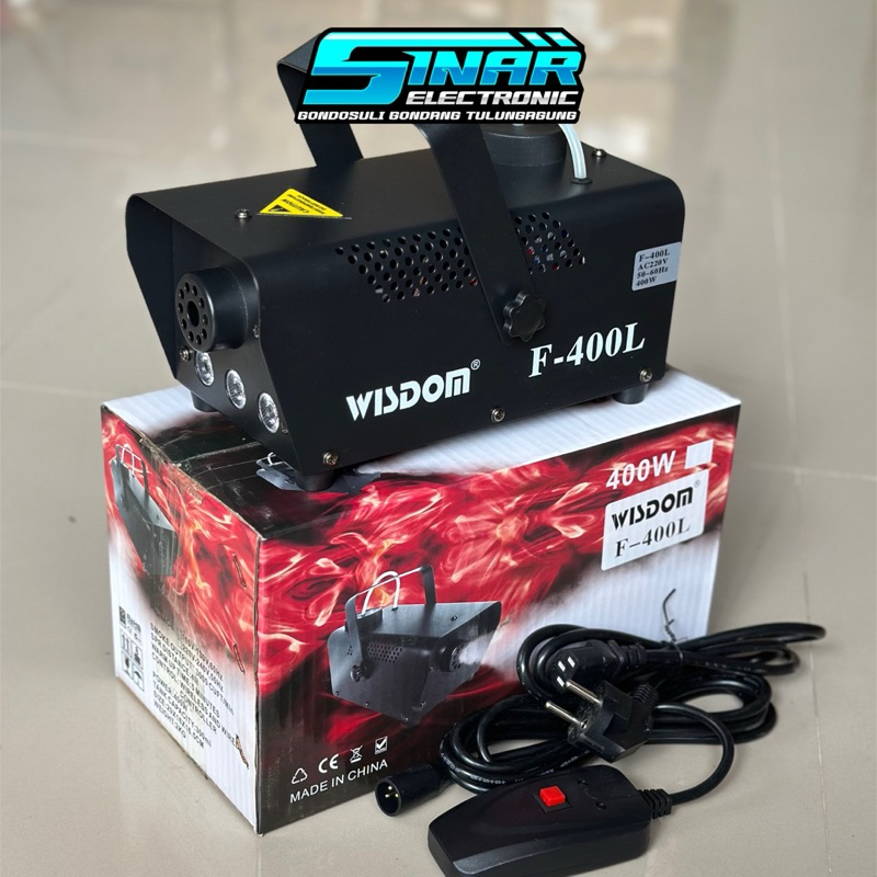 Jual FOG MACHINE WISDOM F400L Mesin Smoke Asap Wisdom | Shopee Indonesia