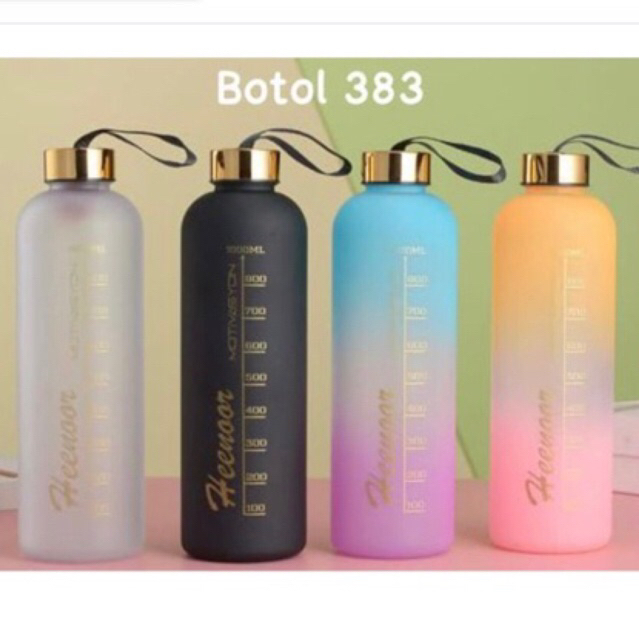 Jual Botol Minum Heenoor 1L/ Botol Minum Gradasi 1L | Shopee Indonesia