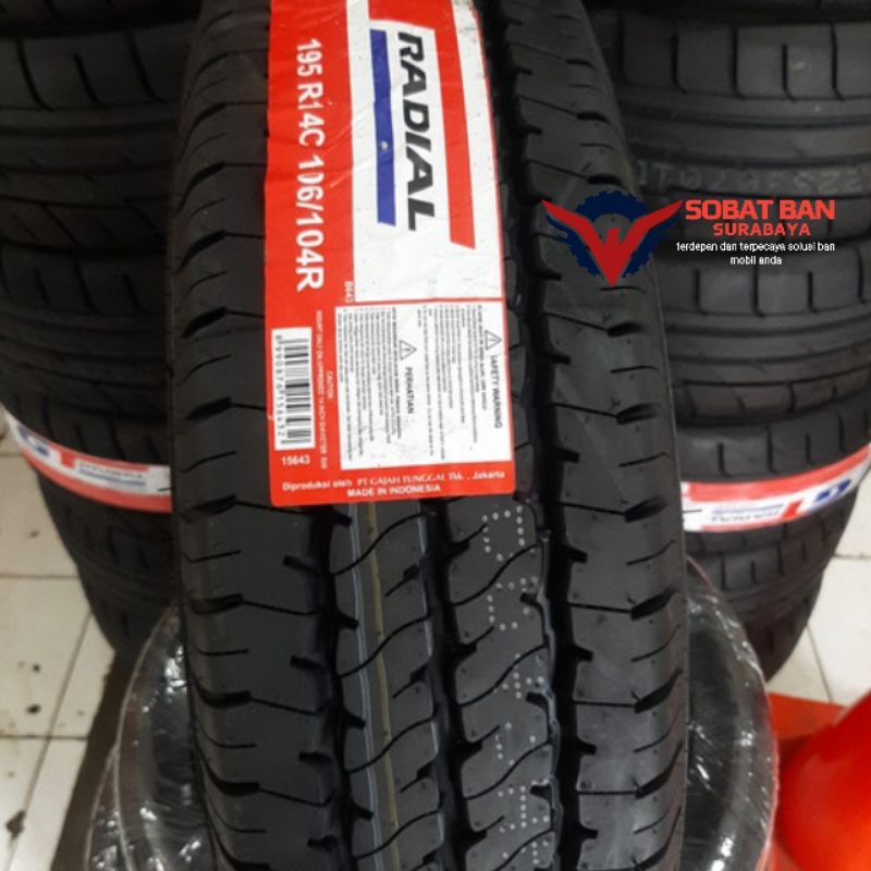 Jual Ban GT Maxmiler Pro 195 R14 8PR Gajah TunggalCocok Untuk Isuzu ...