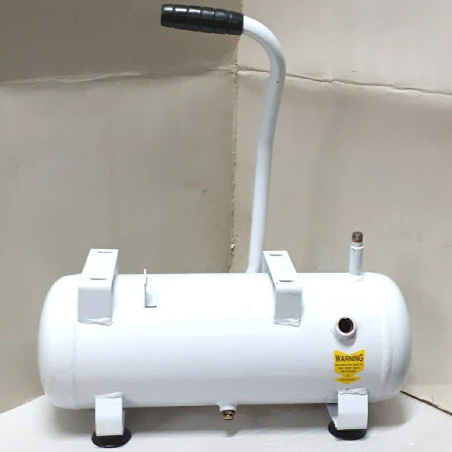 Jual Tangki/Tabung kompresor Oilless 9ltr berikut karet kaki & Nepel ...