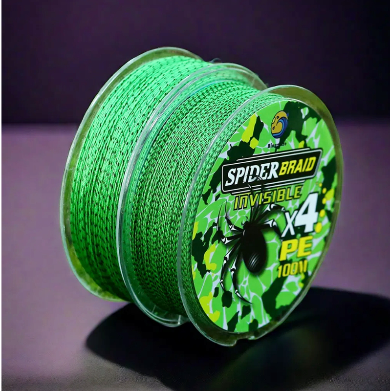 Jual Bingolife 100m Spider Hijau Biru Spotted PE X4 X8 Senar Pancing ...
