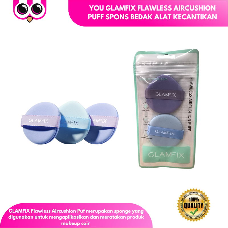 Jual YOU GLAMFIX FLAWLESS AIRCUSHION PUFF SPONS BEDAK ALAT KECANTIKAN ...