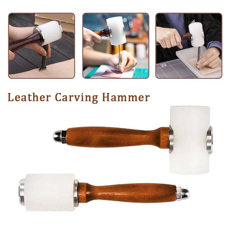 Jual Leather Carving Hammer Planishing Hammer Nylon Hammer Tool Palu ...