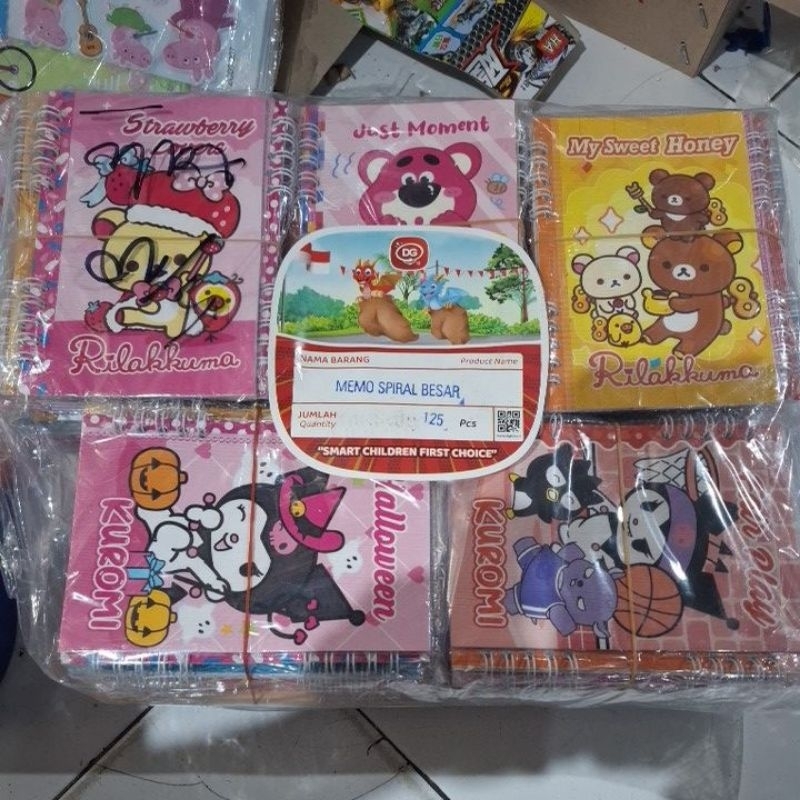 Jual DG Memo Spiral Besar 5pc | Shopee Indonesia