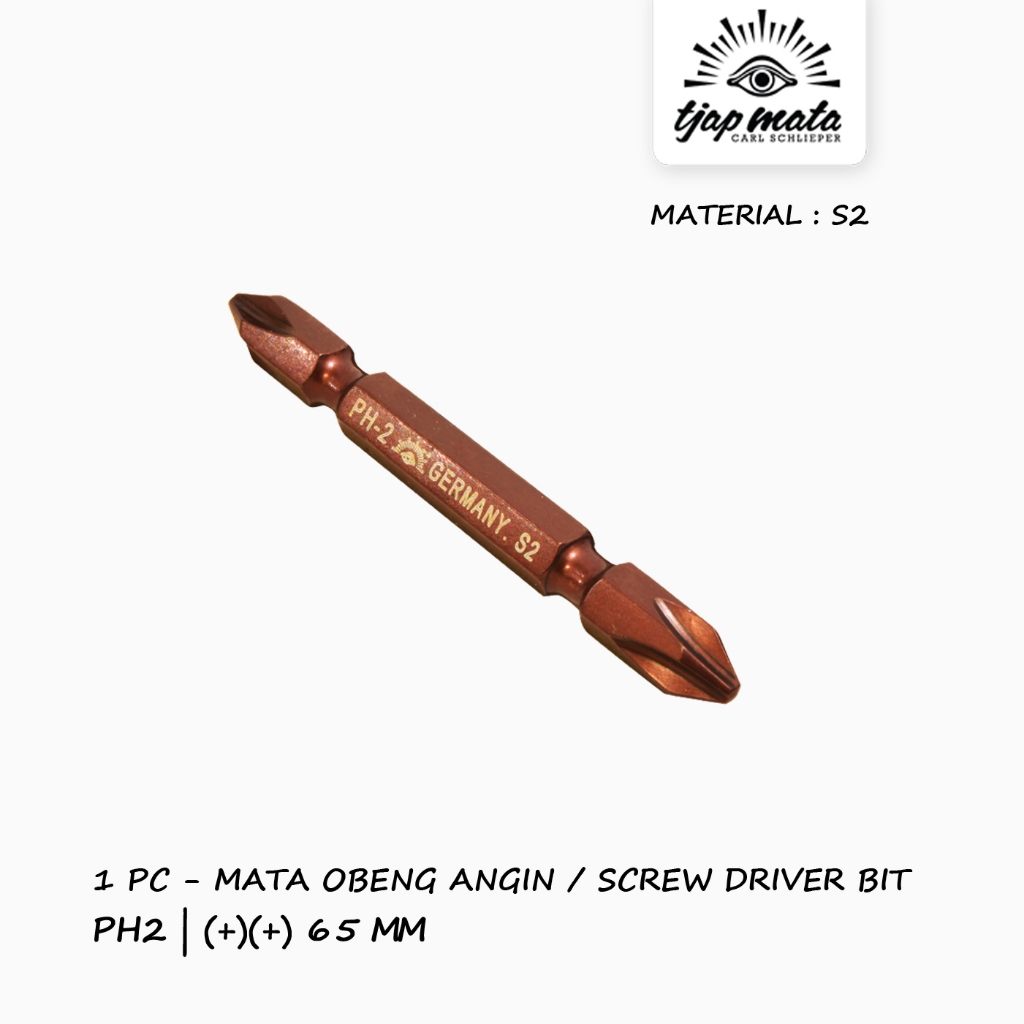 Jual TJAP MATA / CAP MATA Mata Obeng Angin, Magnet (S2 Material) PH2 ...