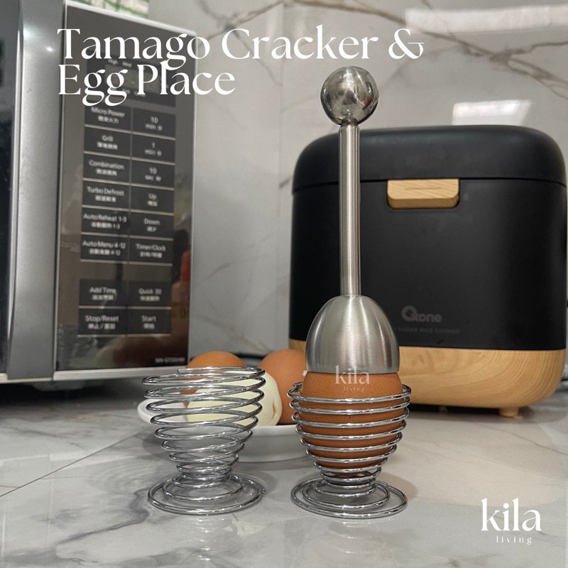 Jual [KILA] Tamago Cracker | Pemecah Telur | Egg Shell Cutter | Pembuka ...