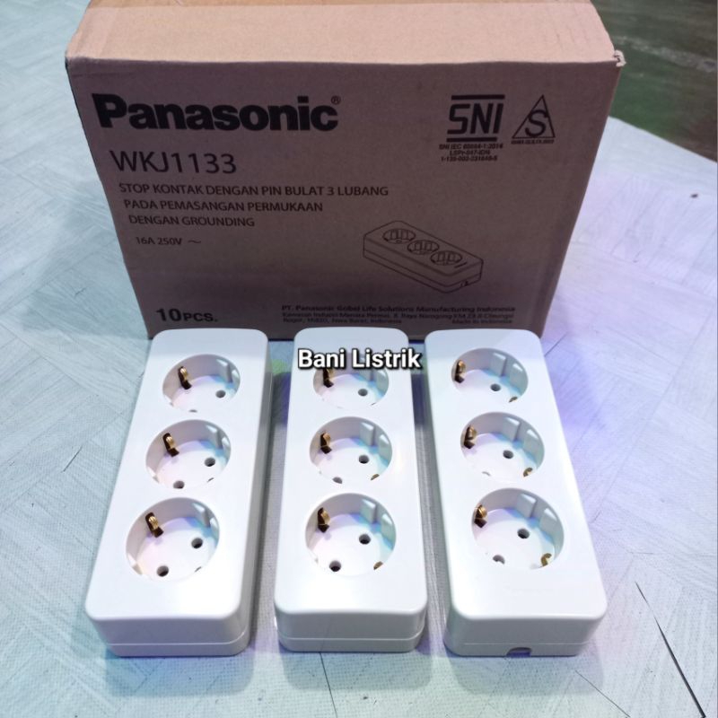 Jual Stop Kontak Outbow Terminal Colokan 3 Lubang Panasonic Original ...