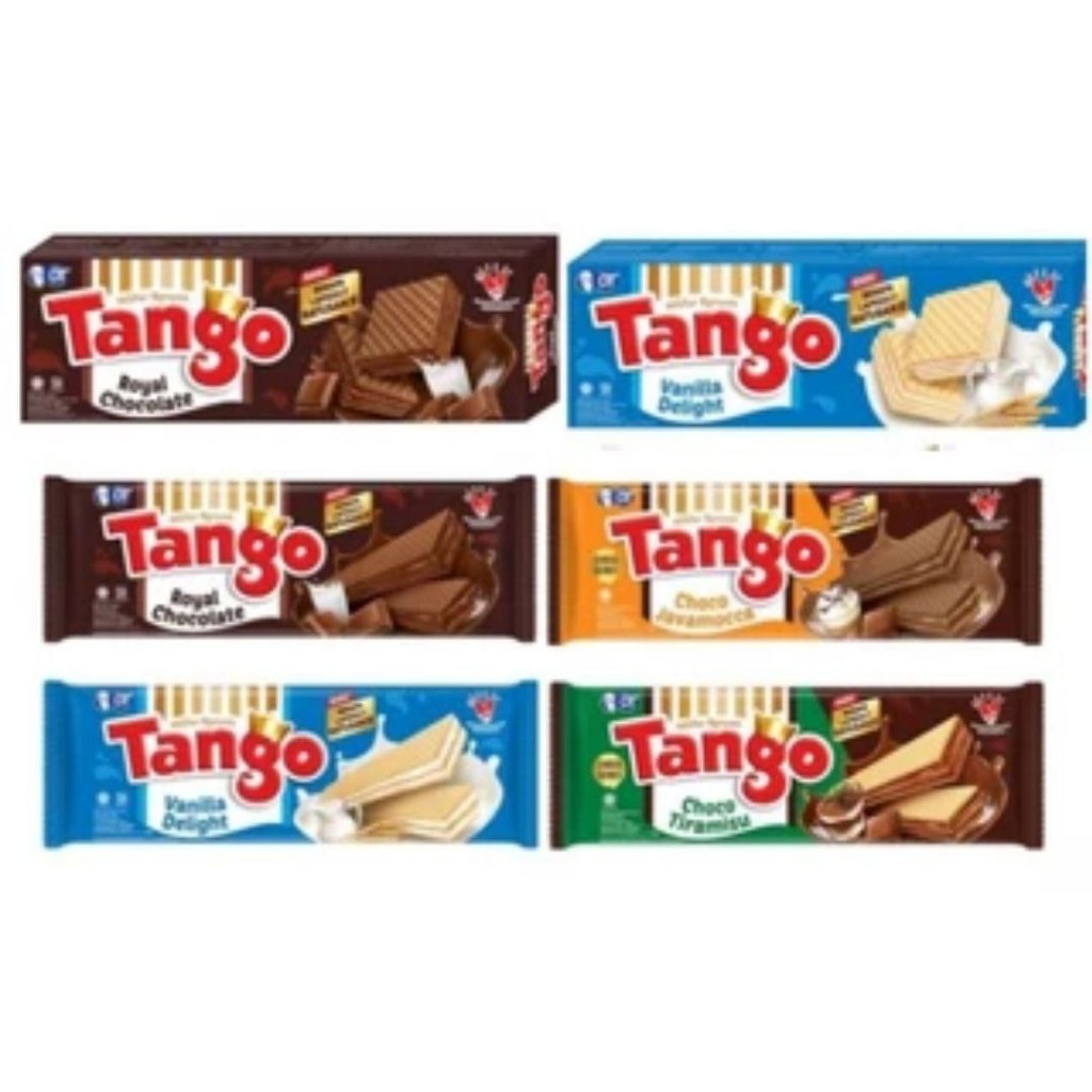 Jual WAFER TANGO 39 gram ROYAL CHOCOLATE SASSY STRAWBERRY MILKY COKELAT ...