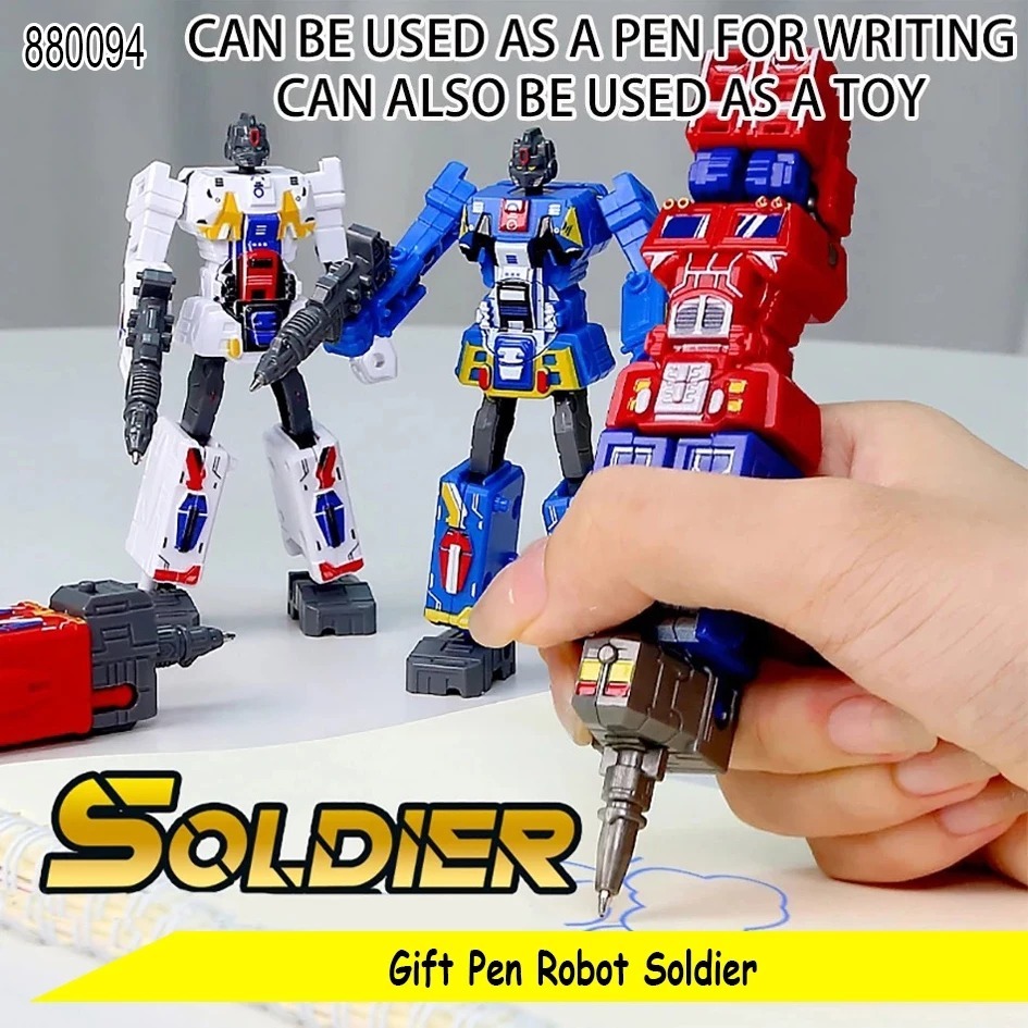 Jual pen transformers bolpen mainan robot 2in1 | Shopee Indonesia