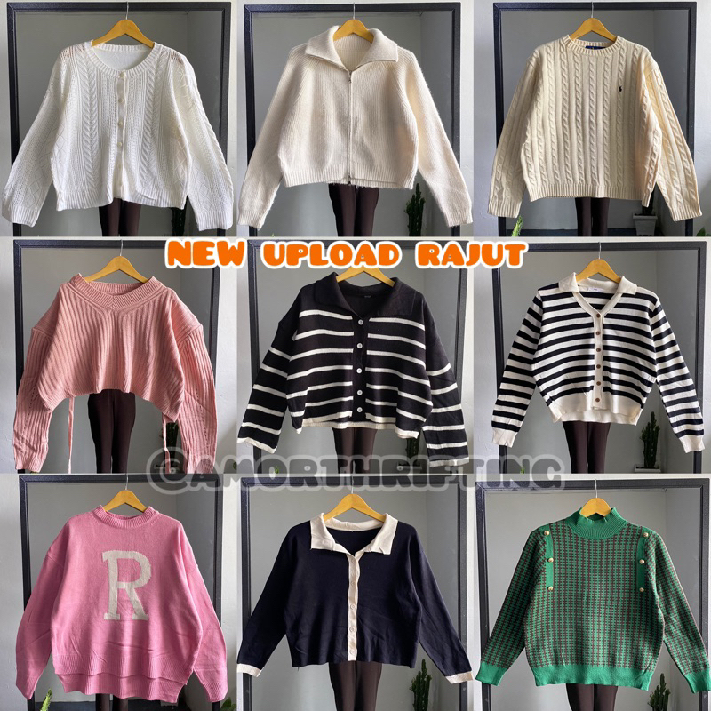 Jual SWEATER RAJUT/KNITWEAR RAJUT | Shopee Indonesia