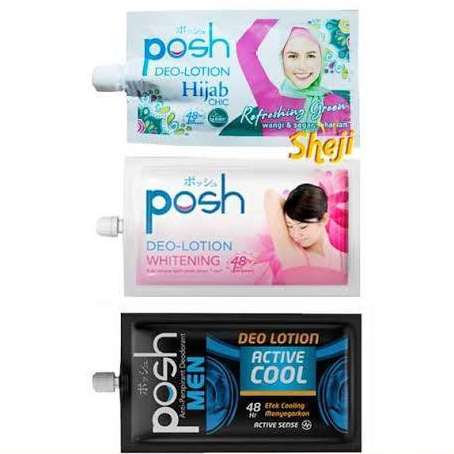 Jual POSH DEO LOTION SACHET 11 GRAM SERIES | HIJAB & MEN | Shopee Indonesia
