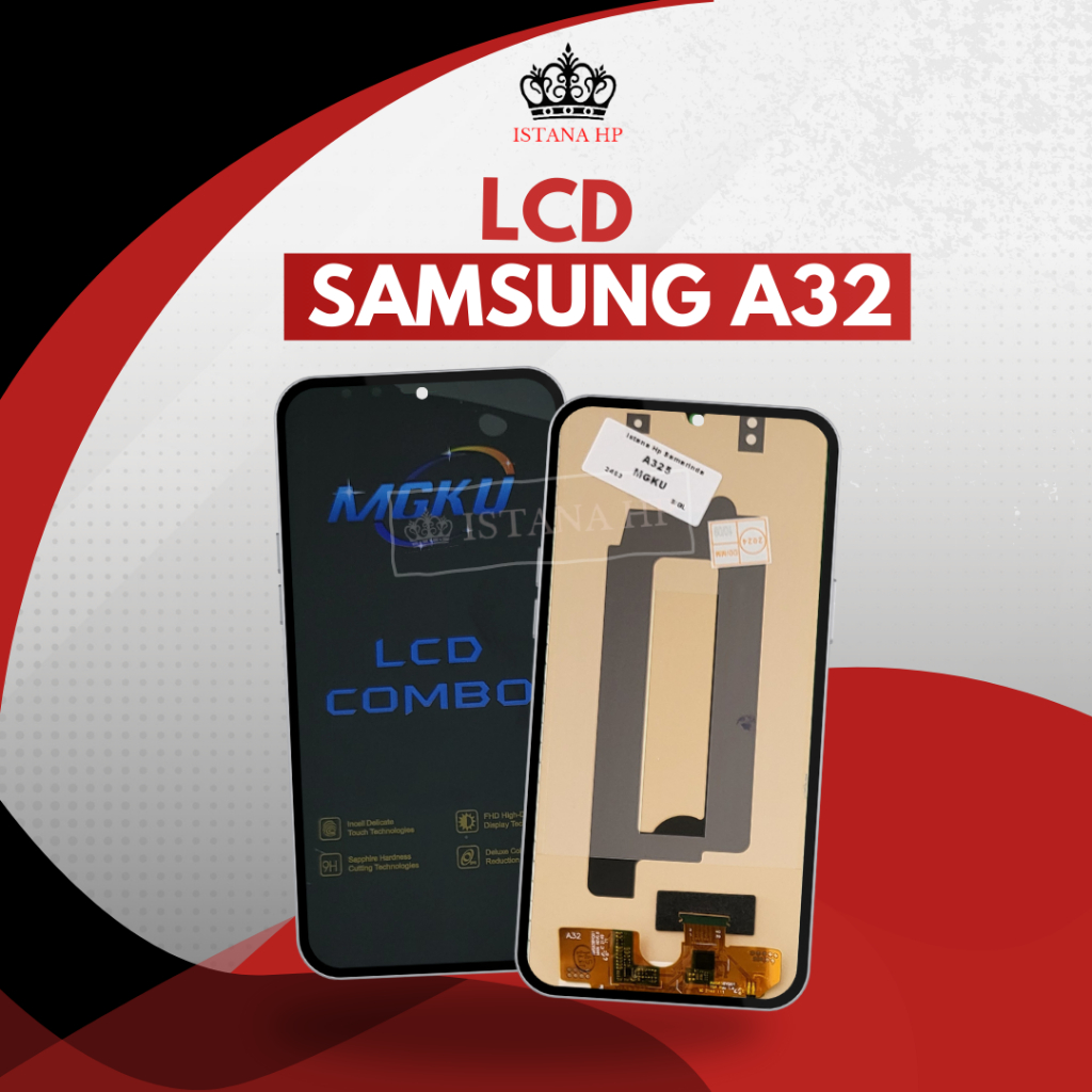 Jual LCD+TS SAM A32 2020 4G/A325 BLACK | Shopee Indonesia