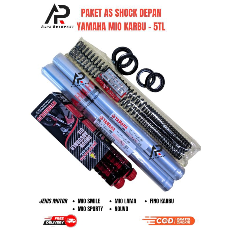 Jual PAKET SOK 5TL MODEL DRAT buat motor MIO LAMA-MIO SMILE - MIO ...