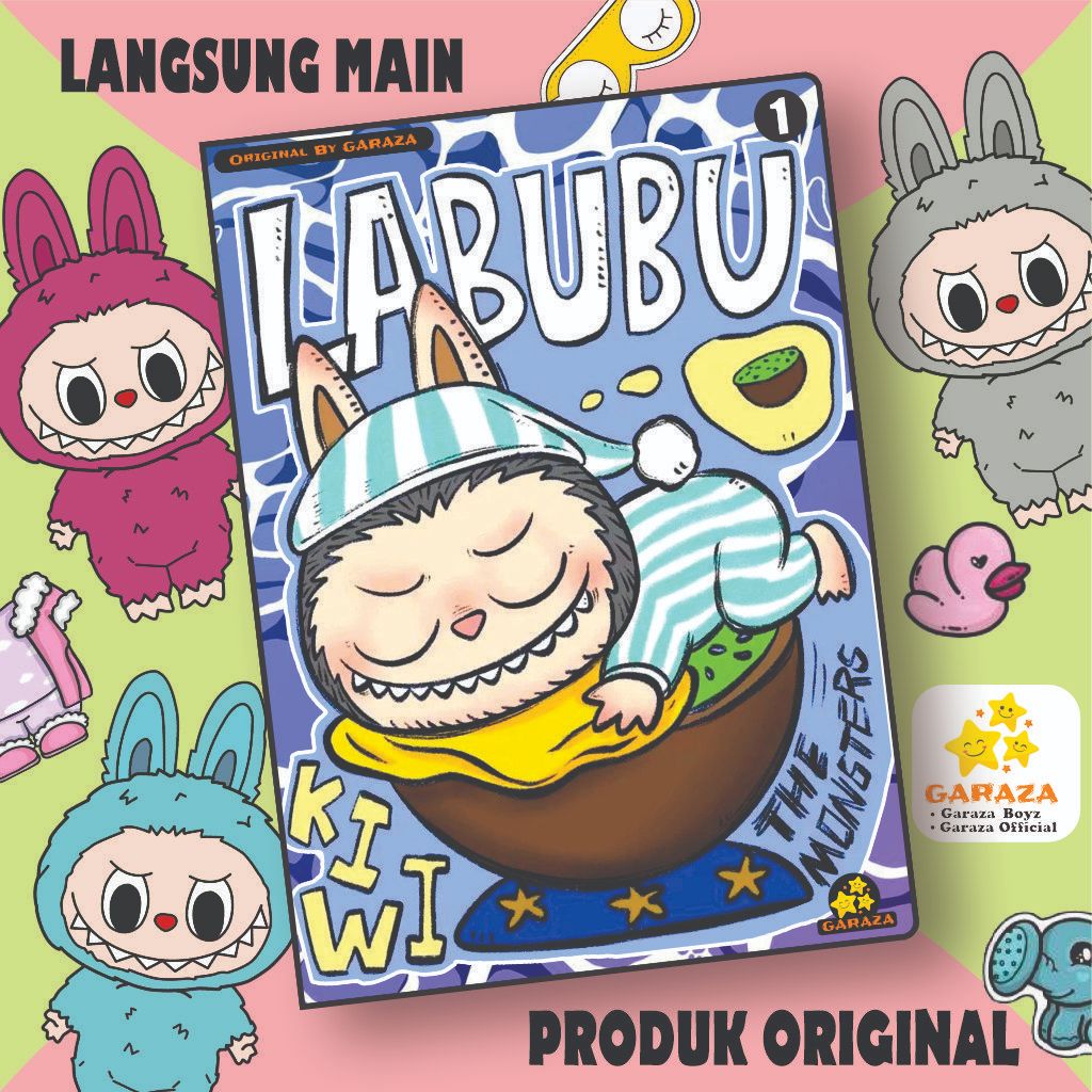 Jual NEW PAPERDOLL EDISI VOL.1 LABUBU THE MONSTERS BUKU EDUKASI FULL ...