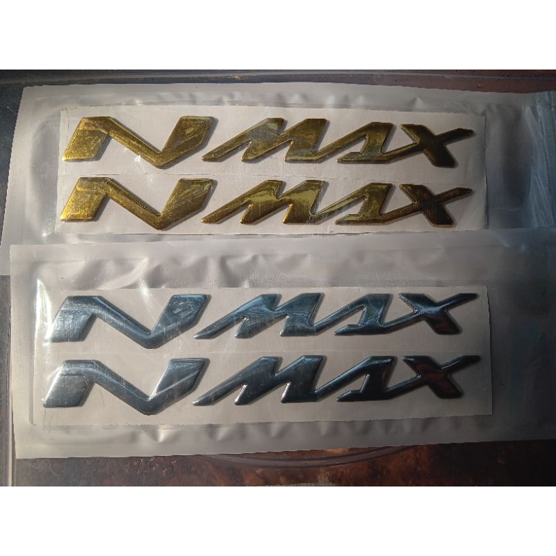 Jual Emblem yamaha nmx 155 ada 2 pilihan warna Silver Dan Gold bahan ...