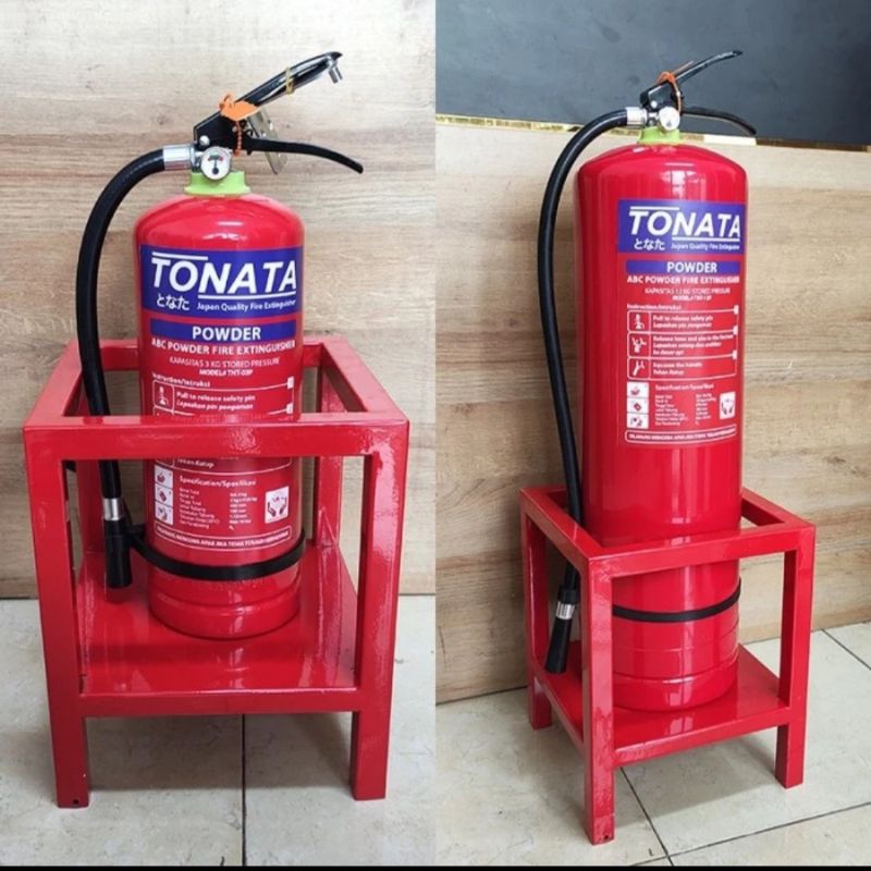 Jual Tempat Dudukan APAR 3 kg Rak Besi Tabung Pemadam Api Ringan - Pilihan Warna Hitam, Merah ...