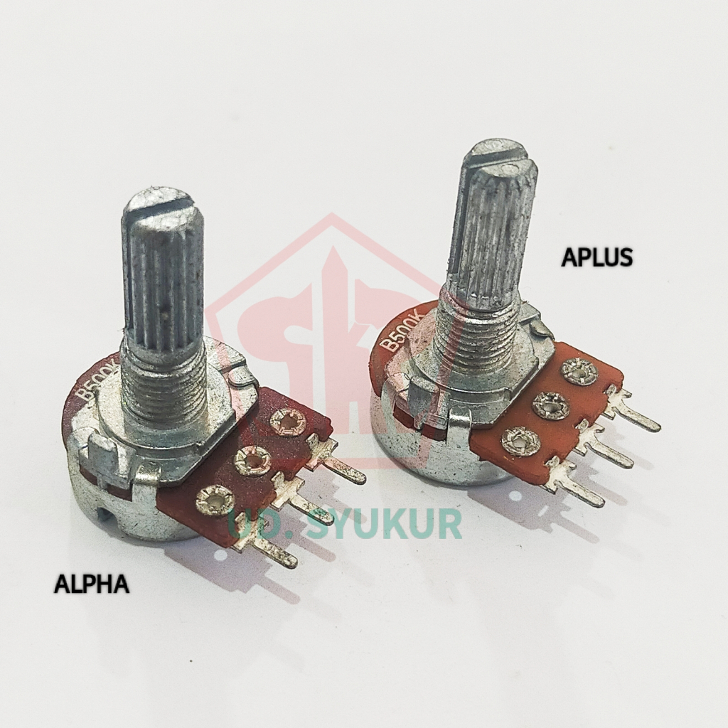 Jual Potensio 500K MONO merk A-Plus / Alpha | Shopee Indonesia