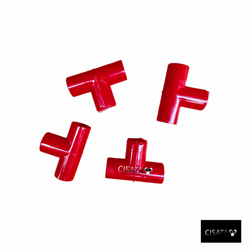 Jual Keni Merah T pipa Knee Cabang T Filter Aquarium 5/8 inch | Shopee ...