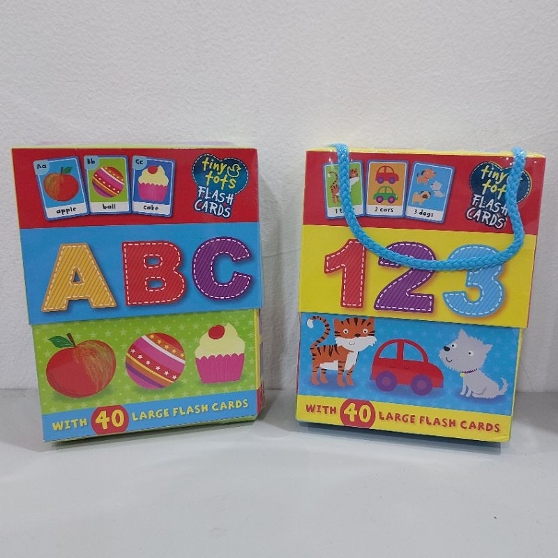 Jual IGLOO BOOKS - TINY TOTS FLASH CARD 123/ABC | Shopee Indonesia