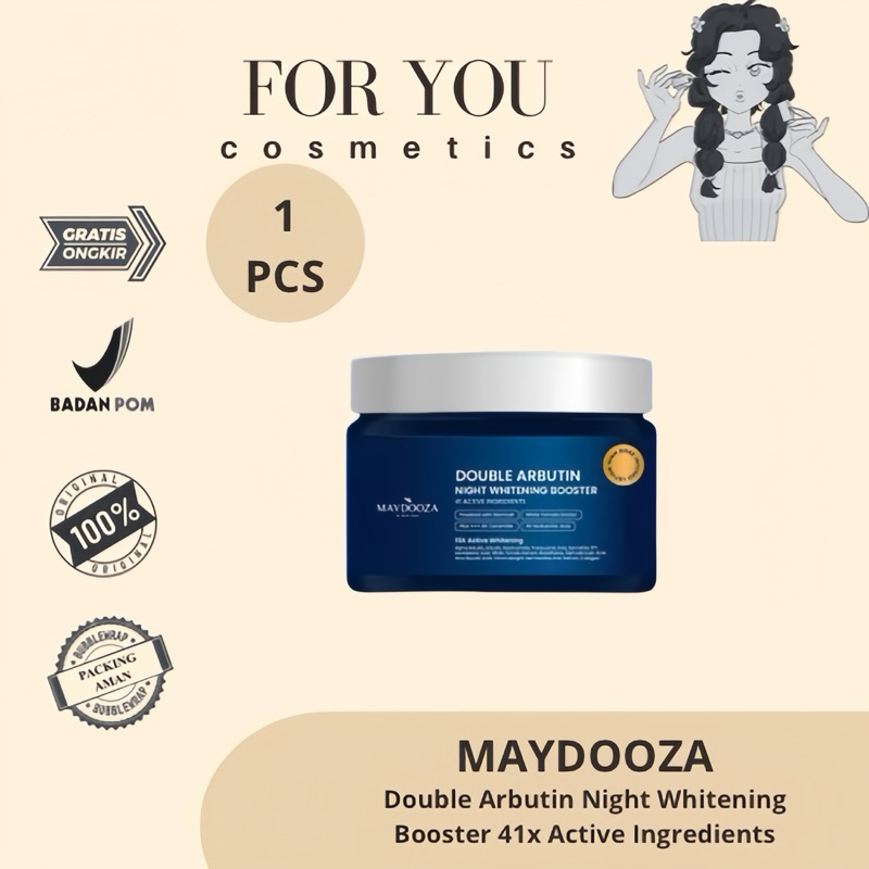 Jual Maydooza Whitening Night Lotion Hand Body Dosting BPOM Original ...