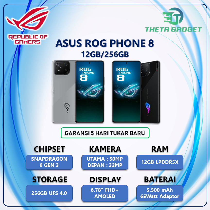 Jual Asus ROG Phone 8 12GB/256GB Garansi Resmi Asus Indonesia | Shopee ...