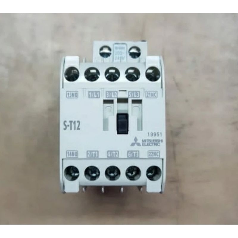 Jual Mitsubishi Kontaktor / Contactor S-T12 / ST12/ ST-12 220V 110V ...