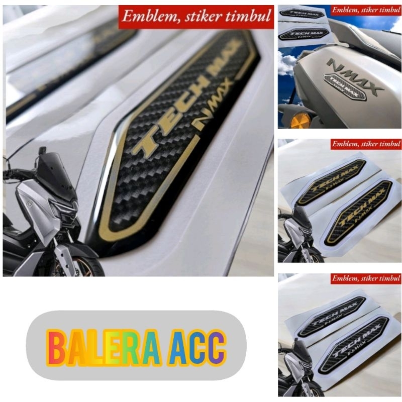 Jual Stiker Emblem Logo TECHMAX Nmax Turbo Techmax Neo | Shopee Indonesia
