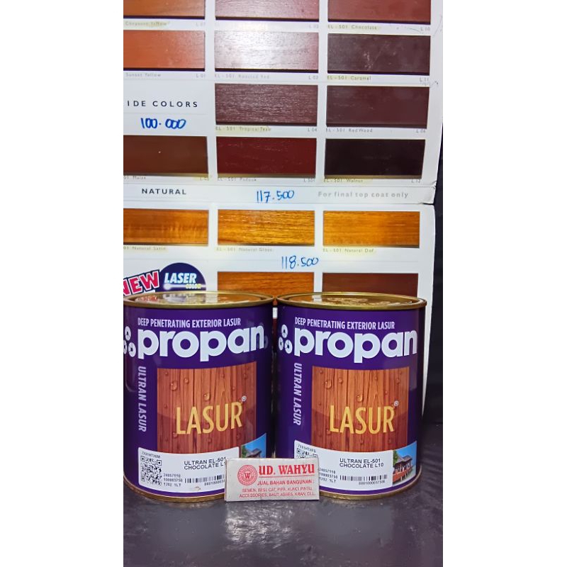Jual CAT POLITUR KAYU PROPAN ULTRAN LASUR CHOCOLATE 1LITER | Shopee ...