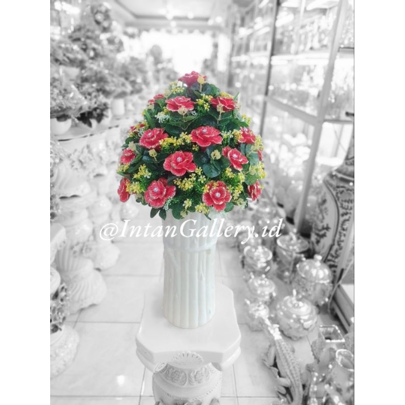 Jual Bunga Rangkai Keramik Pot Keramik Tinggi (+- 68cm) | Shopee Indonesia