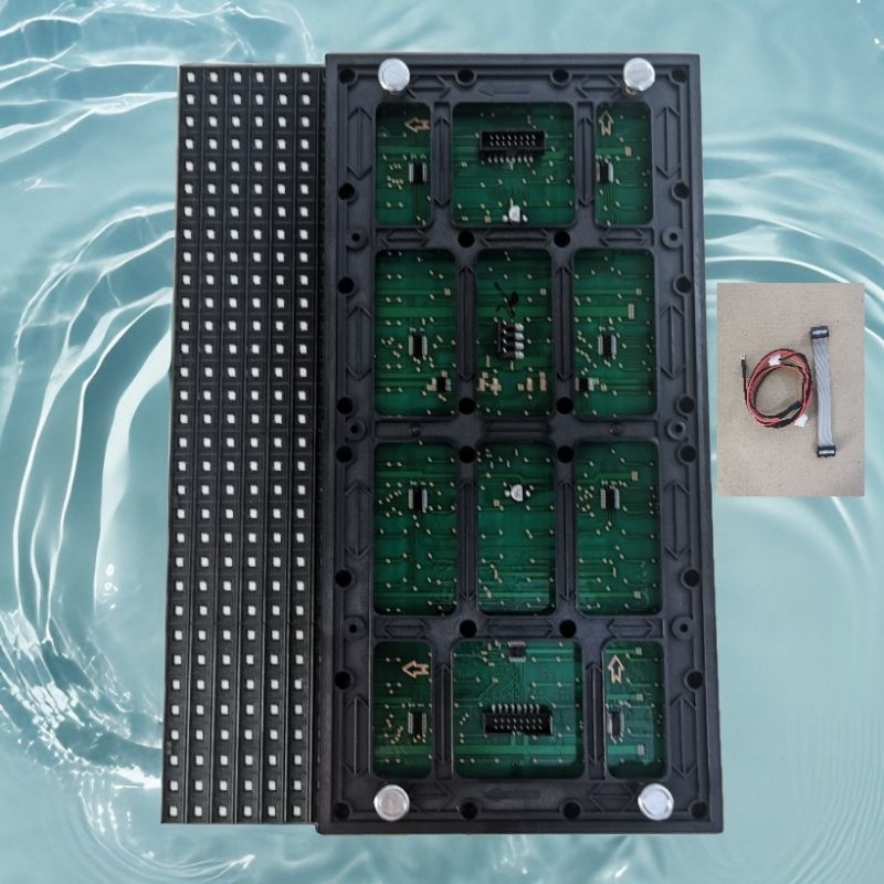 Jual led running text module p10 putih smd outdoor | Shopee Indonesia