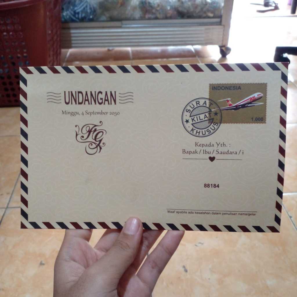 Jual print UNDANGAN NIKAH ERBA 88184 PERNIKAHAN SUNAT SUNATAN KHITAN ...