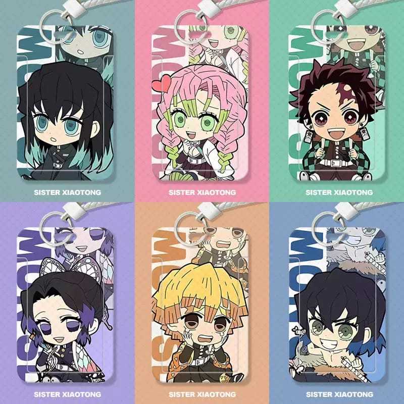 Jual ID Card Holder Name Tag Muichiro Tokito Tanjiro Kamado Anime ...
