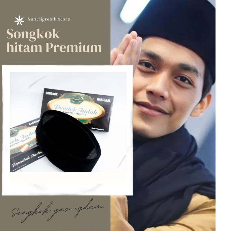 Jual Songkok Hitam PREMIUM gus iqdam | Shopee Indonesia