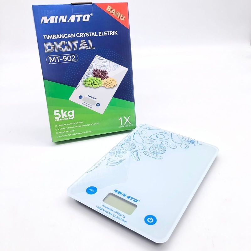 Jual TIMBANGAN KACA digital MINATO 5KG STYLISH KEREN AKURAT | Shopee Indonesia