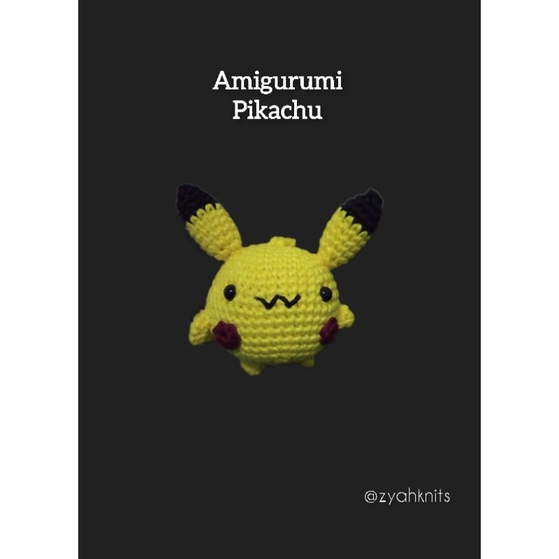 Jual KEYCHAIN RAJUT PIKACHU / POKEMON / AMIGURUMI RAJUT | Shopee Indonesia