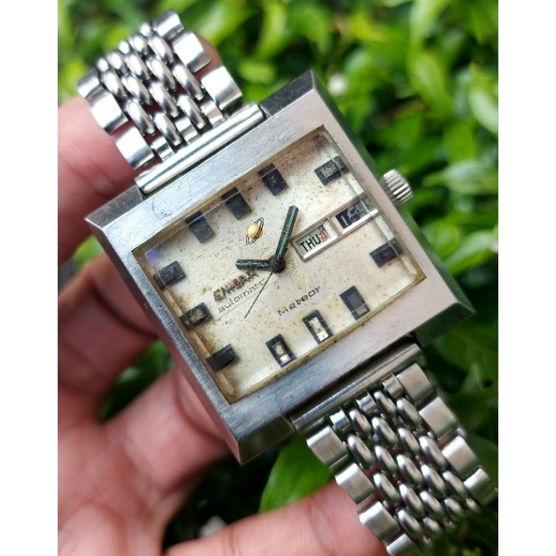 Jual Jam Tangan Enicar Tank Meteor Automatic Original Swiss Very Rare ...