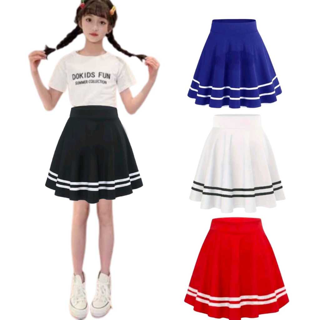 Jual Rok List Anak Rok Anak Korean Style Rok Jepang Anak Rok Anak ...