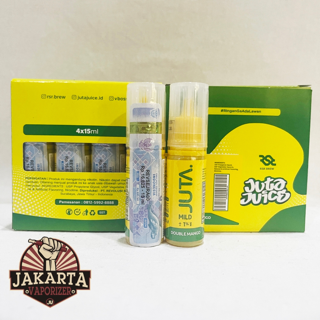 Jual [SALT] JUTA FREEZE MILD DOUBLE MANGO SALT 15ML 1% BY RSR BREW ...